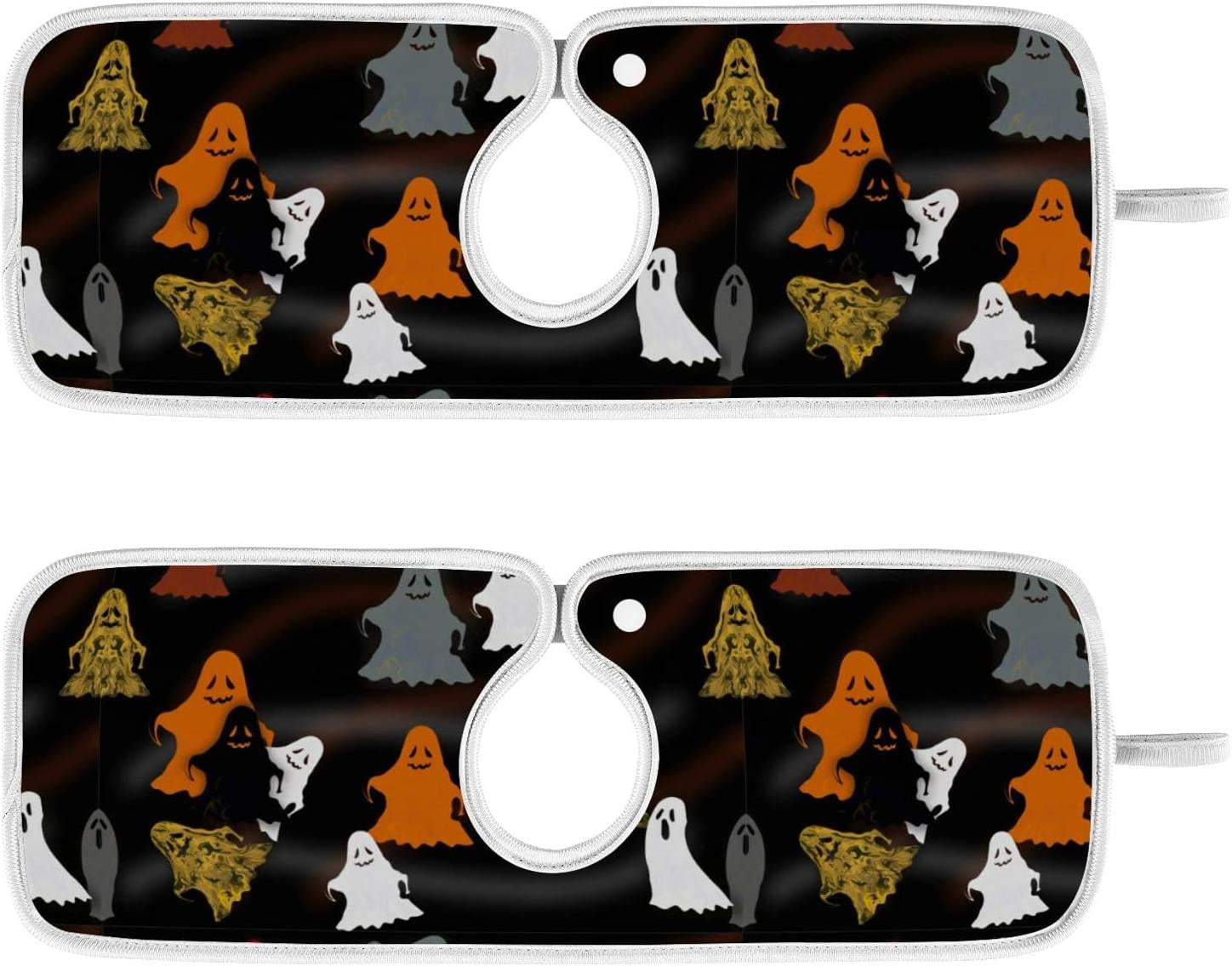 Coolnut Spooky Colorful Halloween Sink Splash Guard for Faucet 2 Packs ...