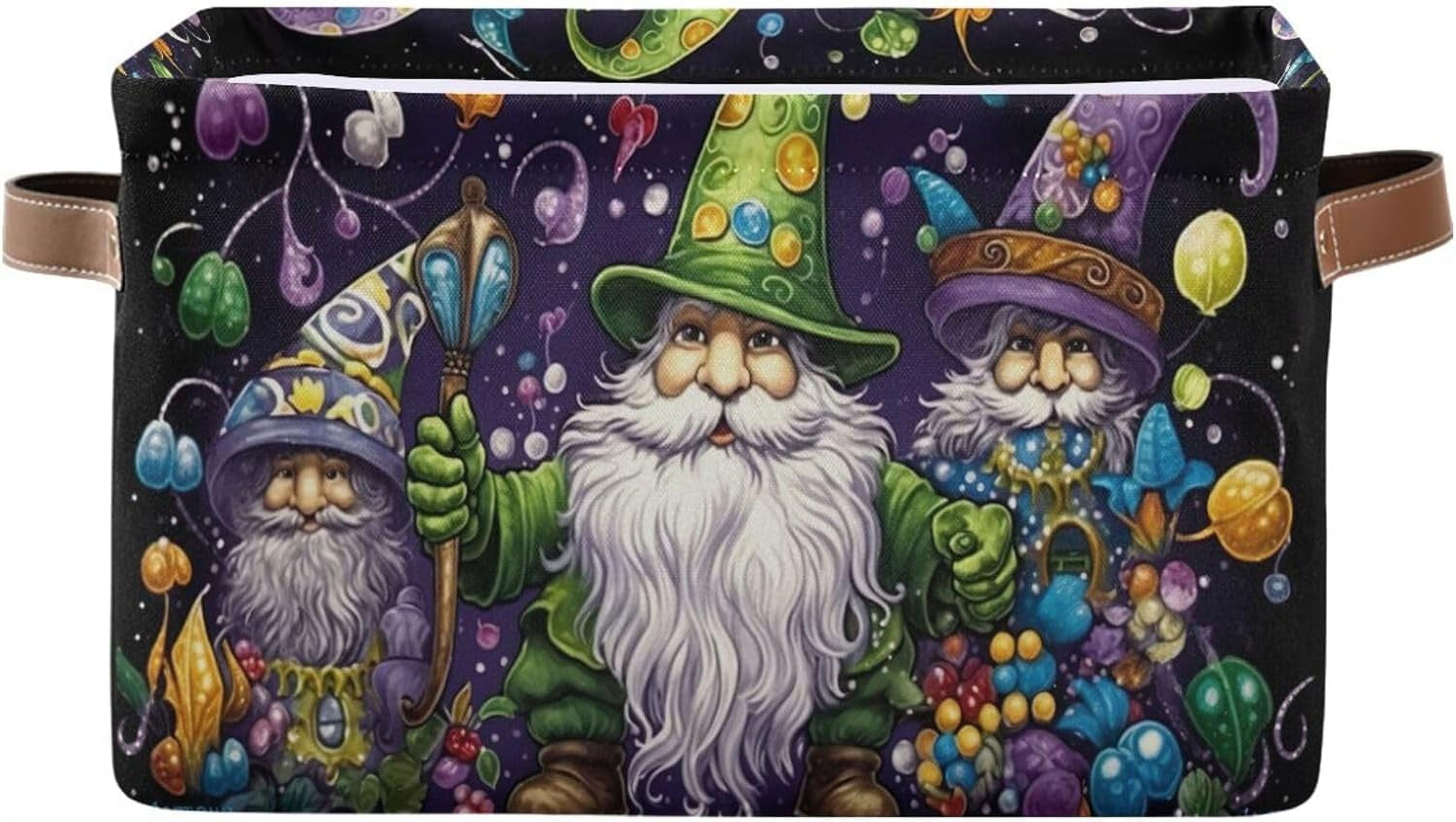 Coolnut St. Patrick's Day Cute Gnome Large Storage Basket 1PCS,Cute ...