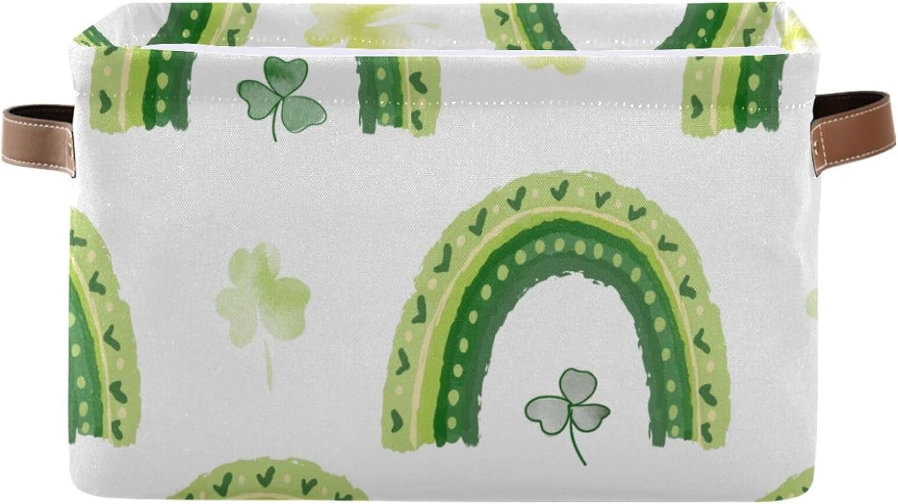 Coolnut St Storage Bins Foldable Canvas Fabric Storage Basket with ...