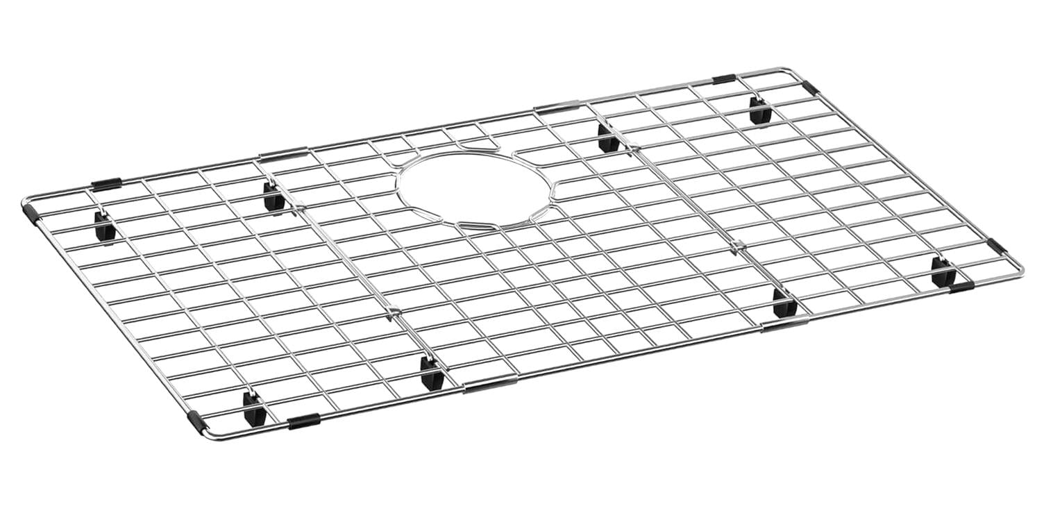 Coolnut Stainless Steel Kitchen Sink Protector Grid with Rear Drain ...