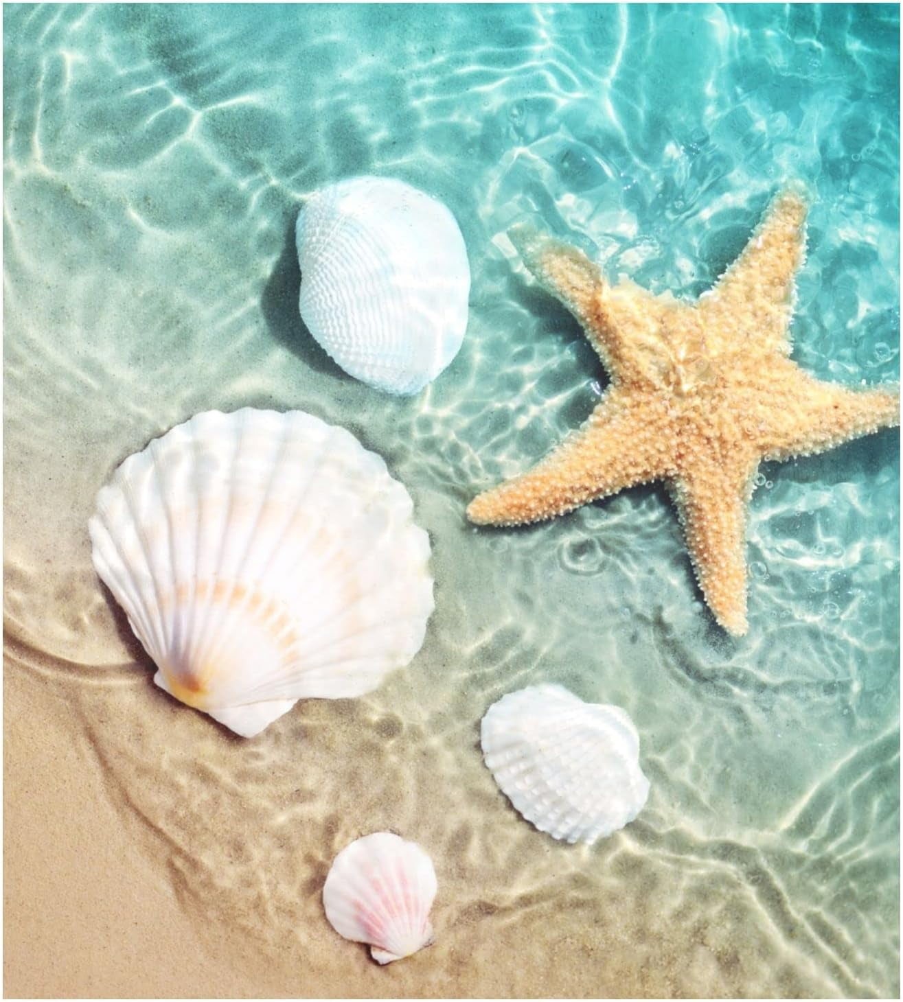 Coolnut Starfish Shell Beach Dishwasher Magnet Cover Magnetic Door ...