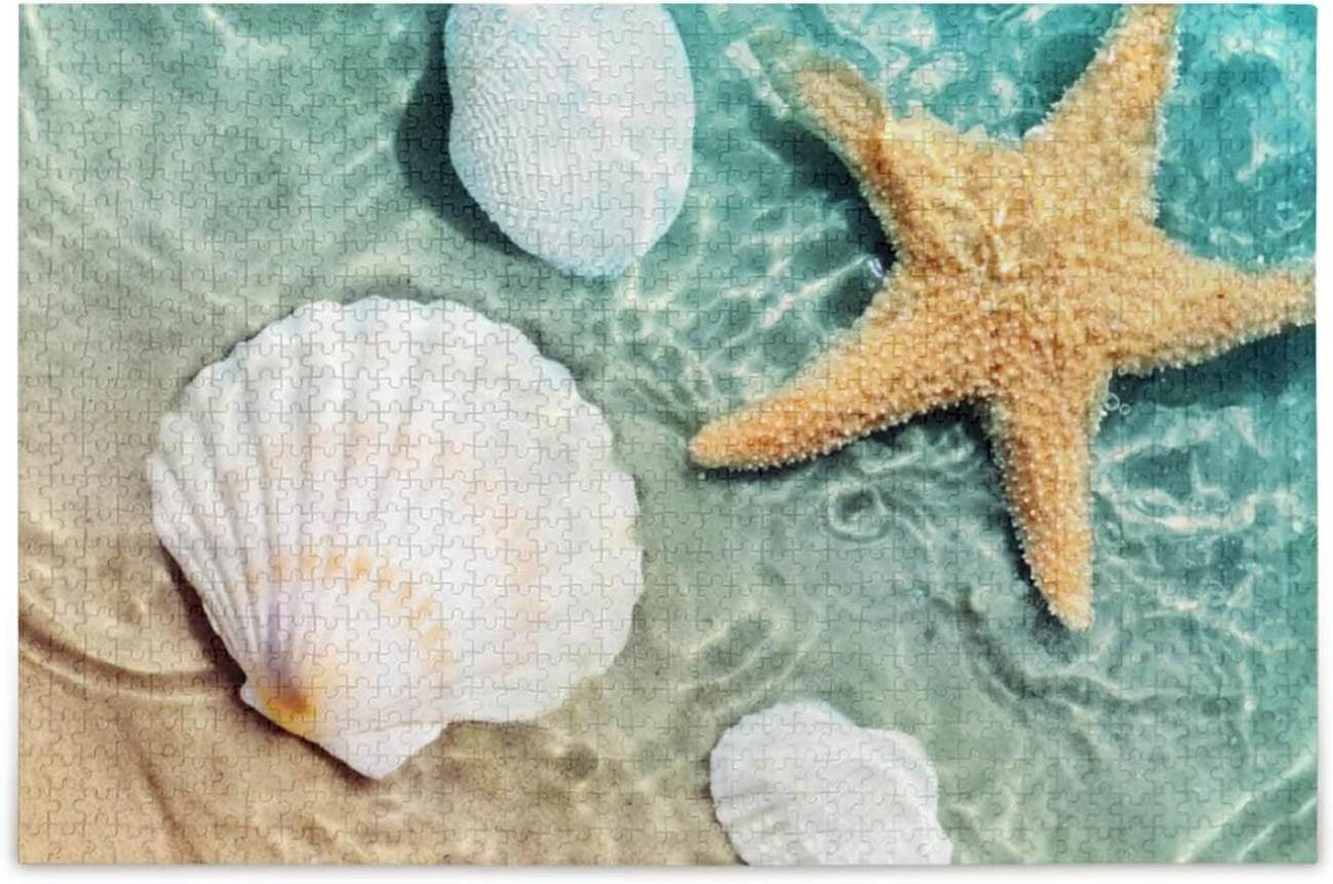 Coolnut Starfish Shell Summer Beach Jigsaw Puzzles for Adults 500 ...