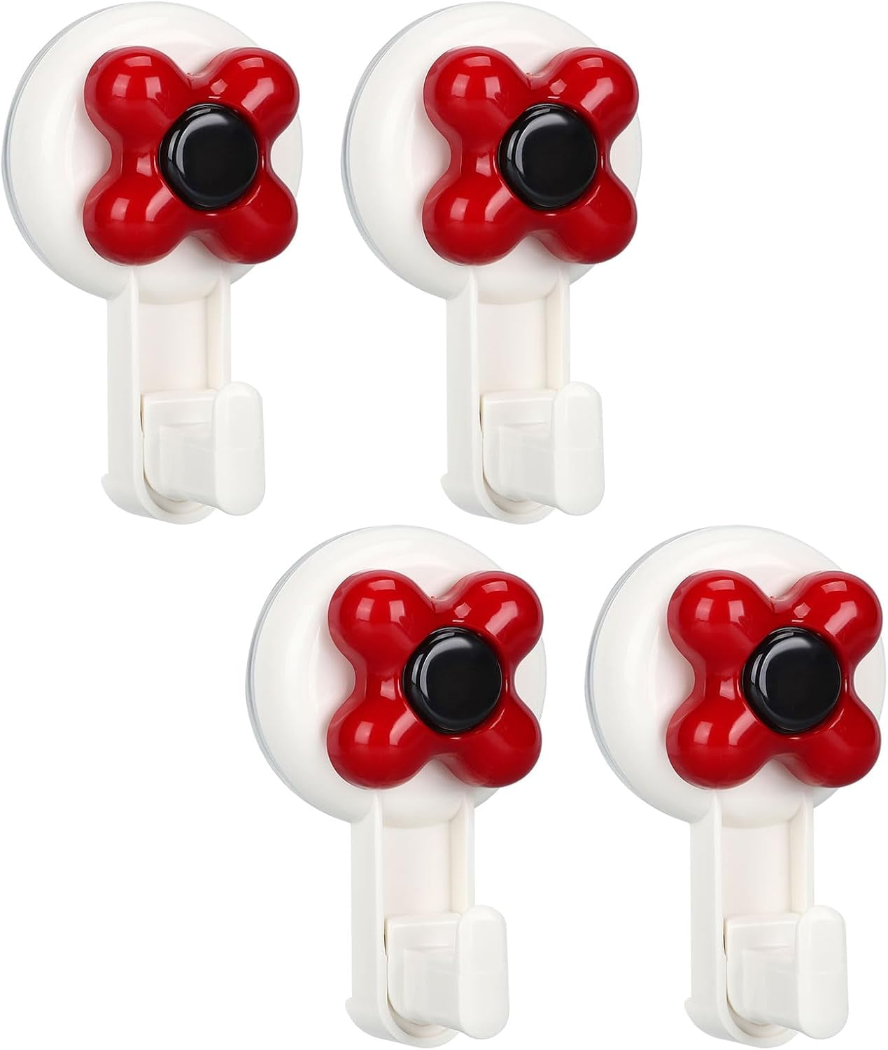 Coolnut Suction Cup Hooks，Reusable Suction Shower Hook Waterof Powerful ...