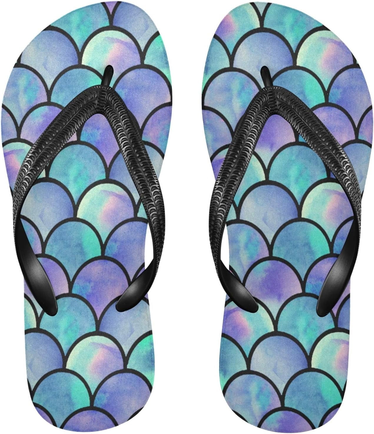 Coolnut Summer Beach Starfish and Seashell Flip Flop Sandal Men's and ...