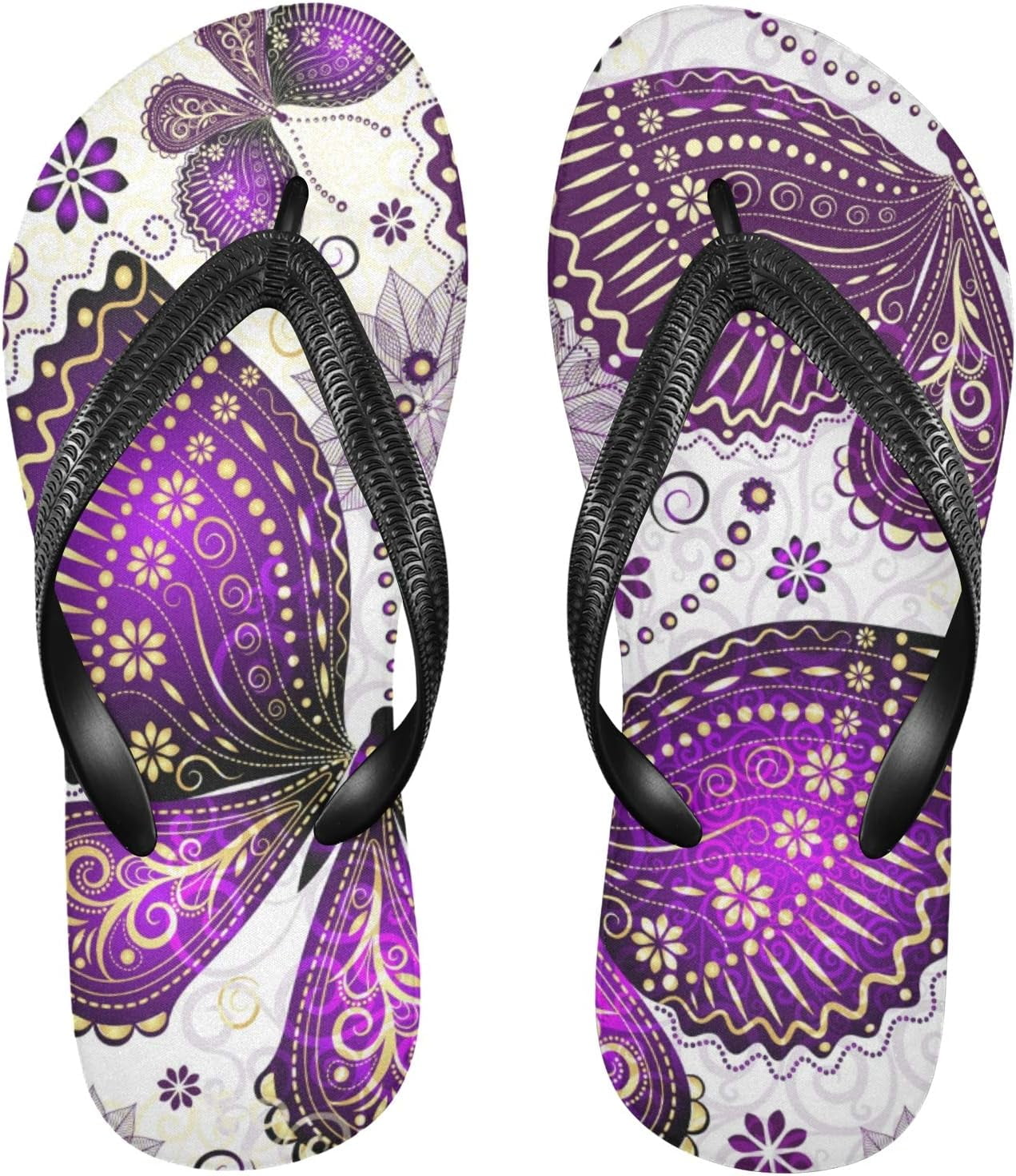 Coolnut Summer Beach Starfish and Seashell Flip Flop Sandal Men's and ...