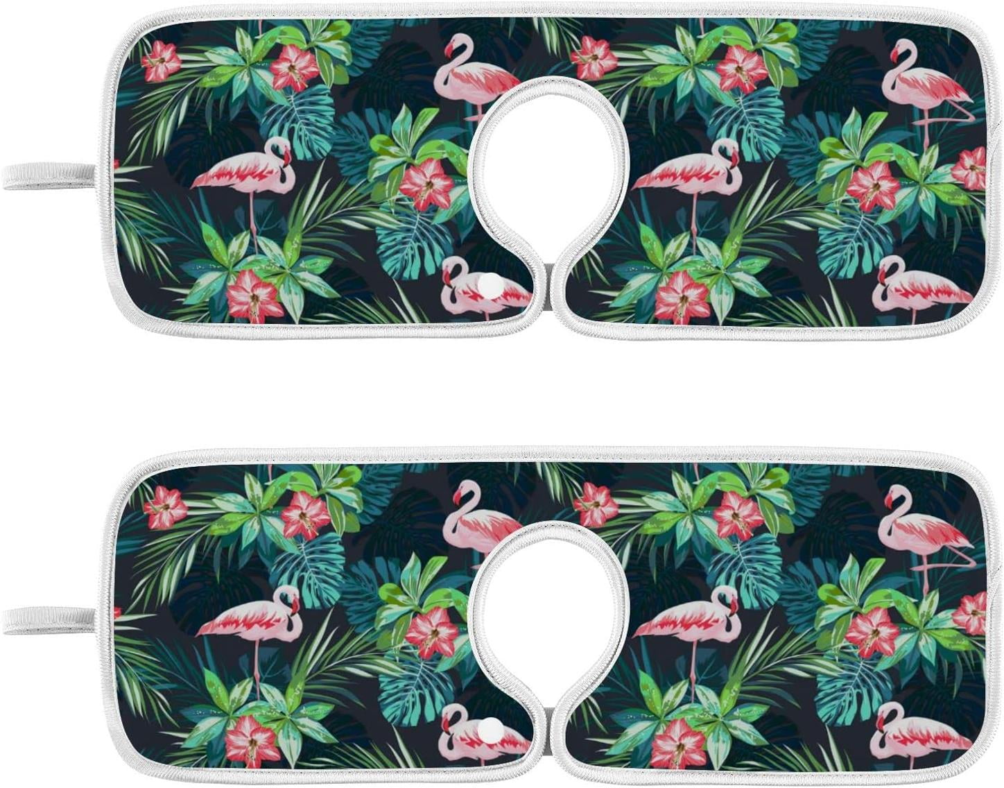 Coolnut Summer Vintage Flamingo Sink Splash Guard for Faucet 2 Packs ...