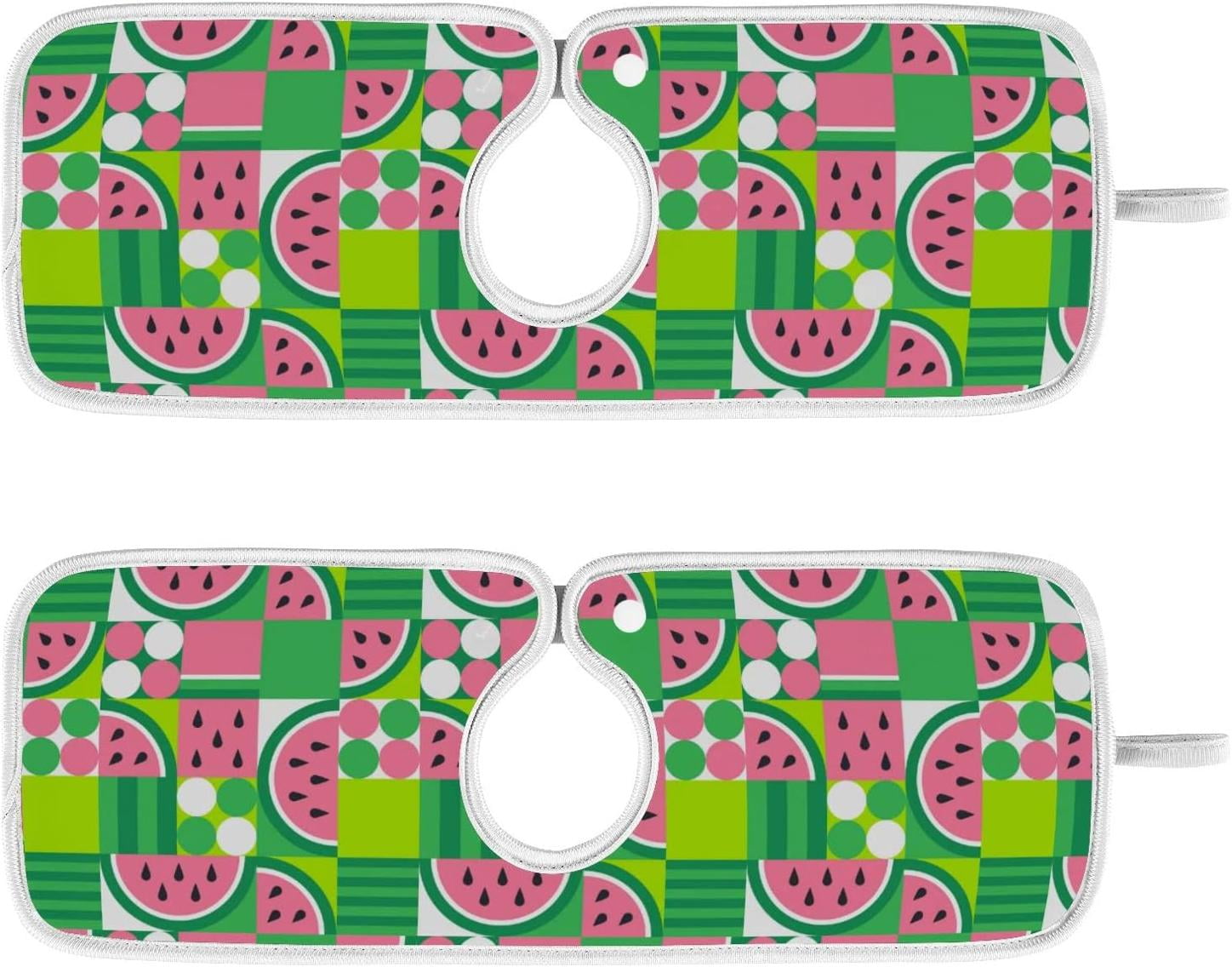Coolnut Summer Watermelon Pink Sink Splash Guard for Faucet 2 Packs ...