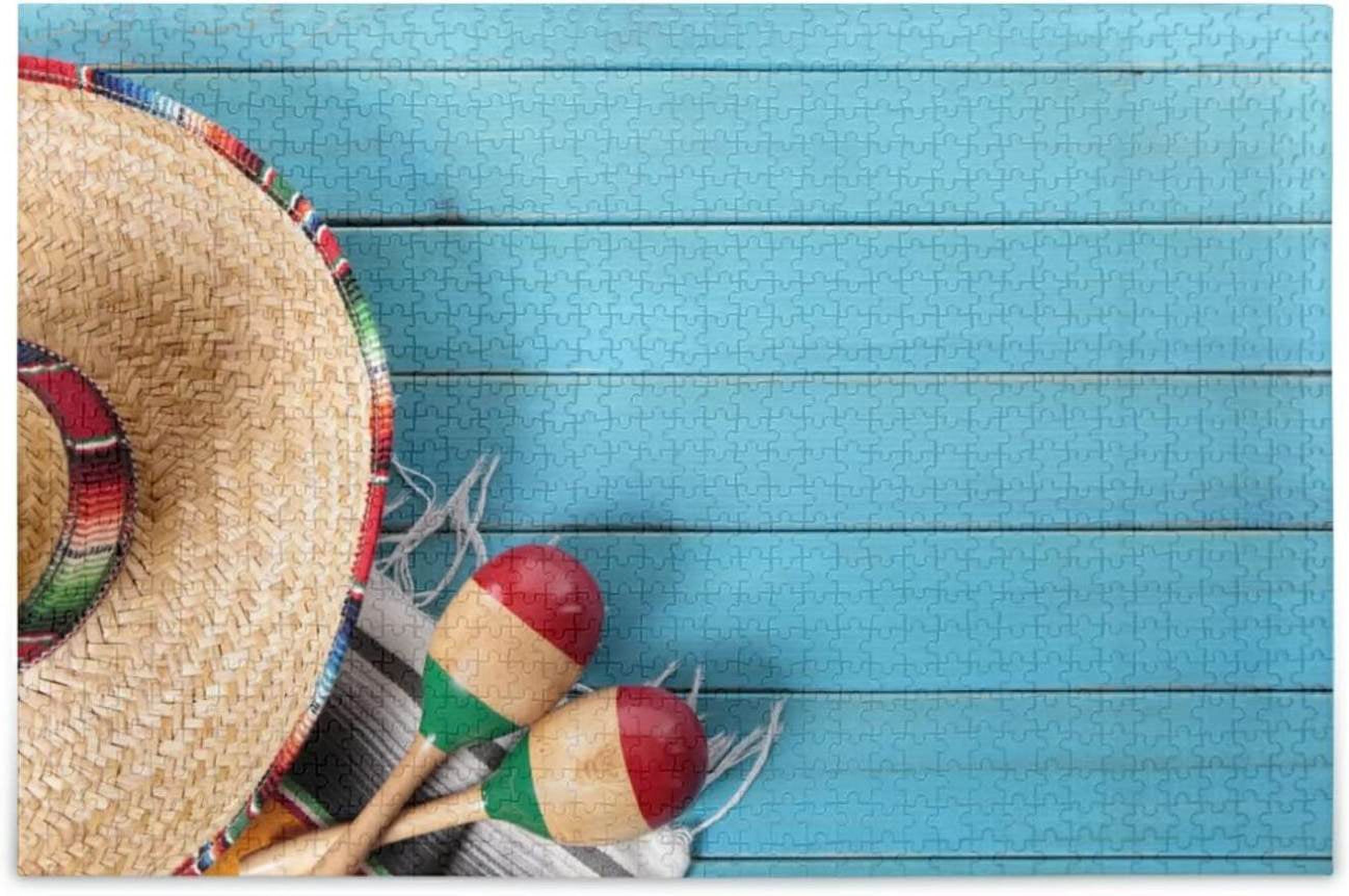 Coolnut Summer Wooden Mexican Hat Jigsaw Puzzles for Adults 1000 Pieces ...