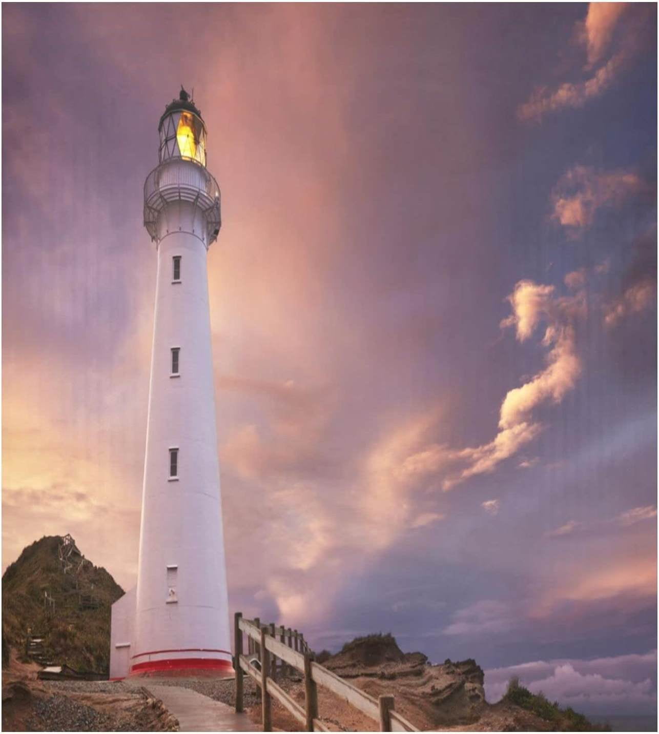 Coolnut Sunset Lighthouse Dishwasher Magnet Sticker, Refrigerator ...