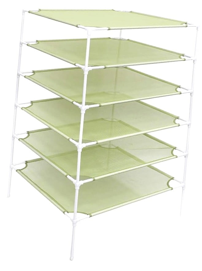 Coolnut Sweater Drying Rack 6-Layer Stackable Cloth Dry Net (Connector ...