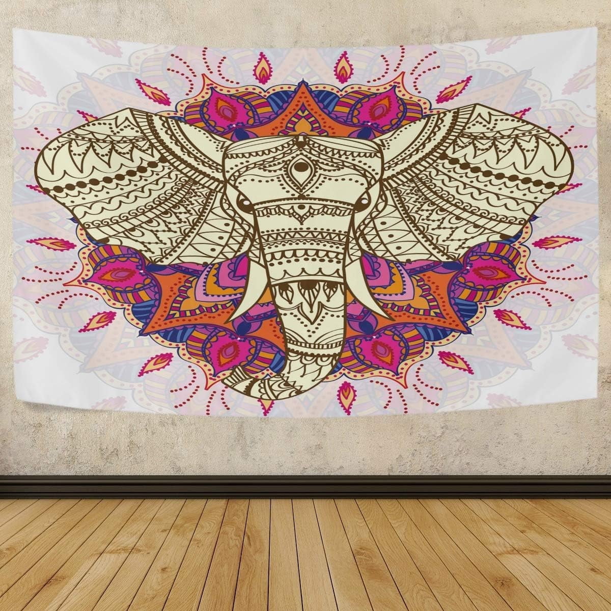 Coolnut Tapestry Wall Hanging Beautiful Ethnic Elephant Tapestry ...
