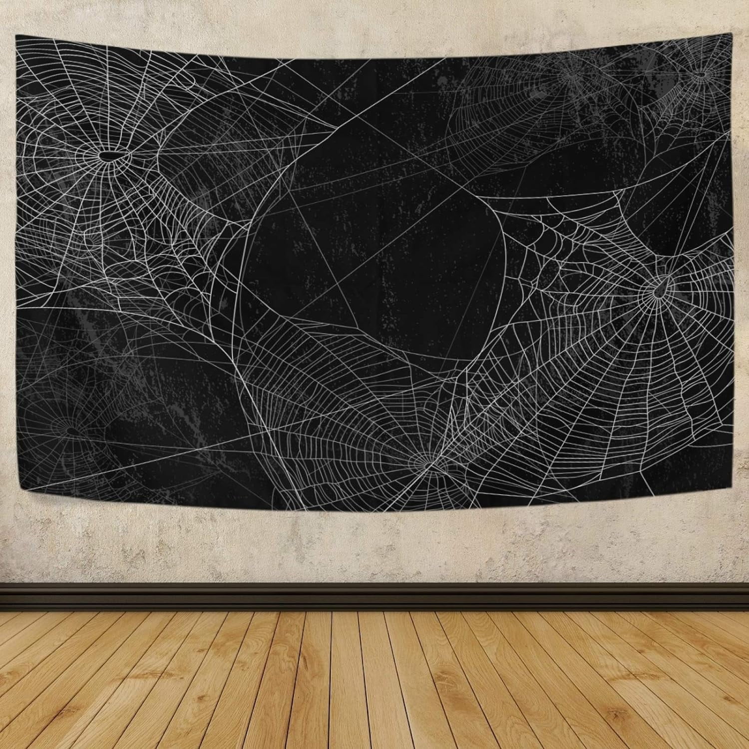 Coolnut Tapestry Wall Hanging Halloween Spider Web Tapestry Polyester ...