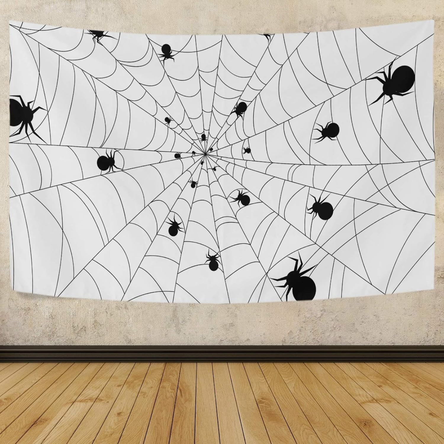 Coolnut Tapestry Wall Hanging Horror Spider Web Tapestry Polyester ...