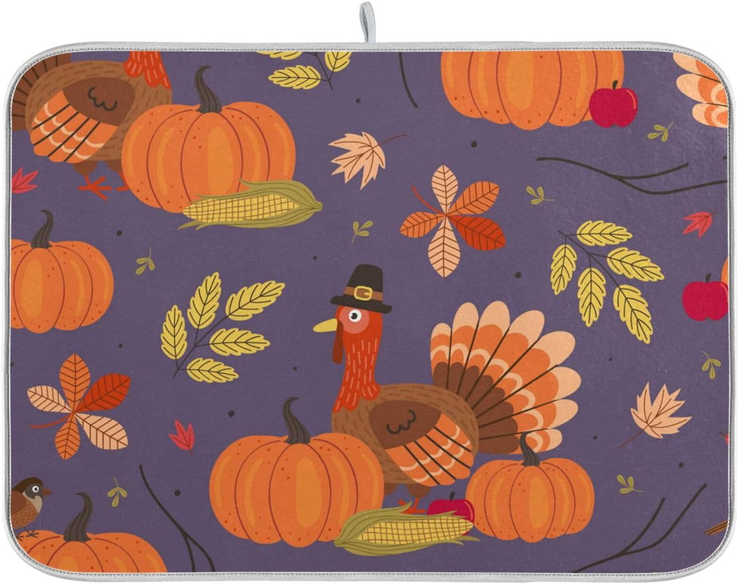 Coolnut Thanksgiving Turkey Dish Drying Mat Absorbent Heat Resistant ...