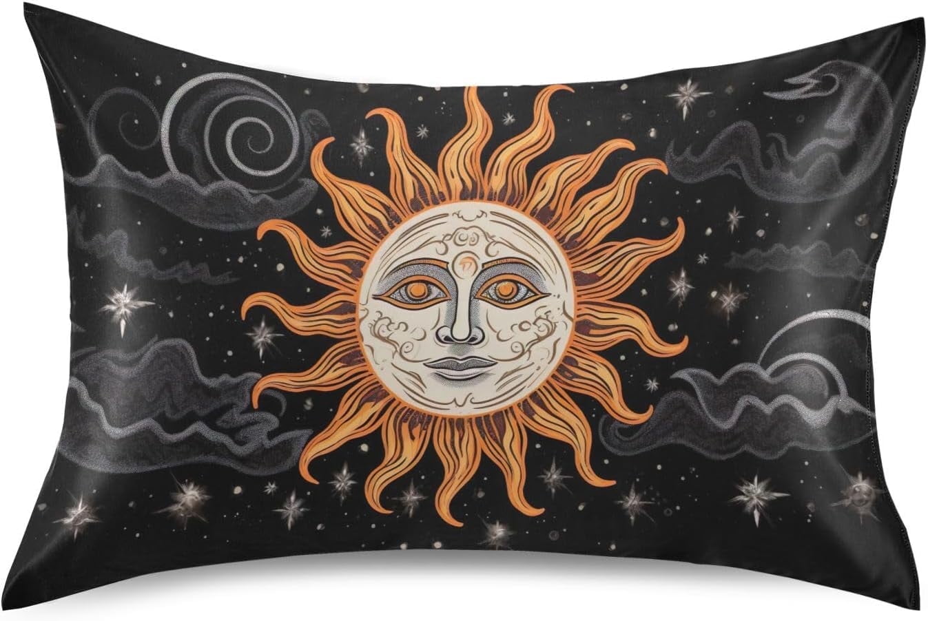Coolnut The Sun and Moon Pillowcase for Hair and Skin Silk Pillowcase ...