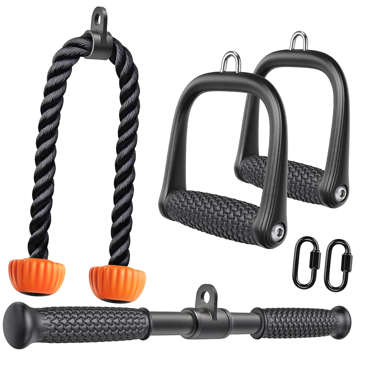 Coolnut Triceps LAT Pulldown Attachments for Gym Workouts with Soft ...