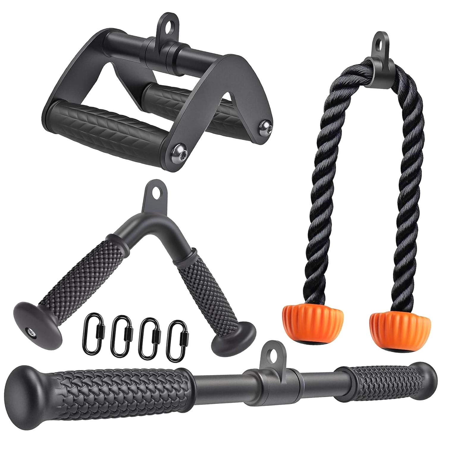 Coolnut Triceps LAT Pulldown Attachments for Gym Workouts with Soft ...