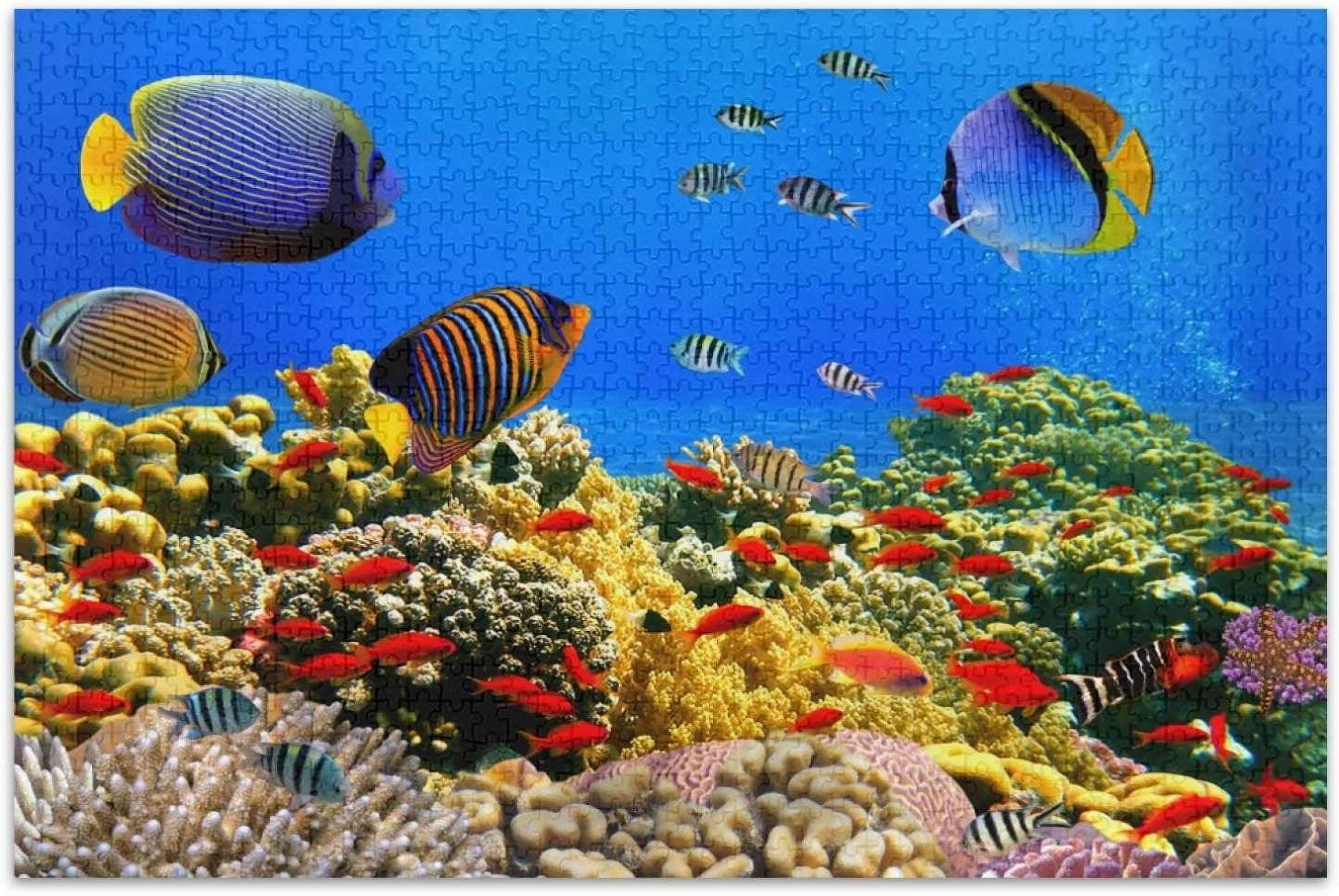 Coolnut Underwater World Fish Jigsaw Puzzles 500 Pieces Paper Puzzle ...