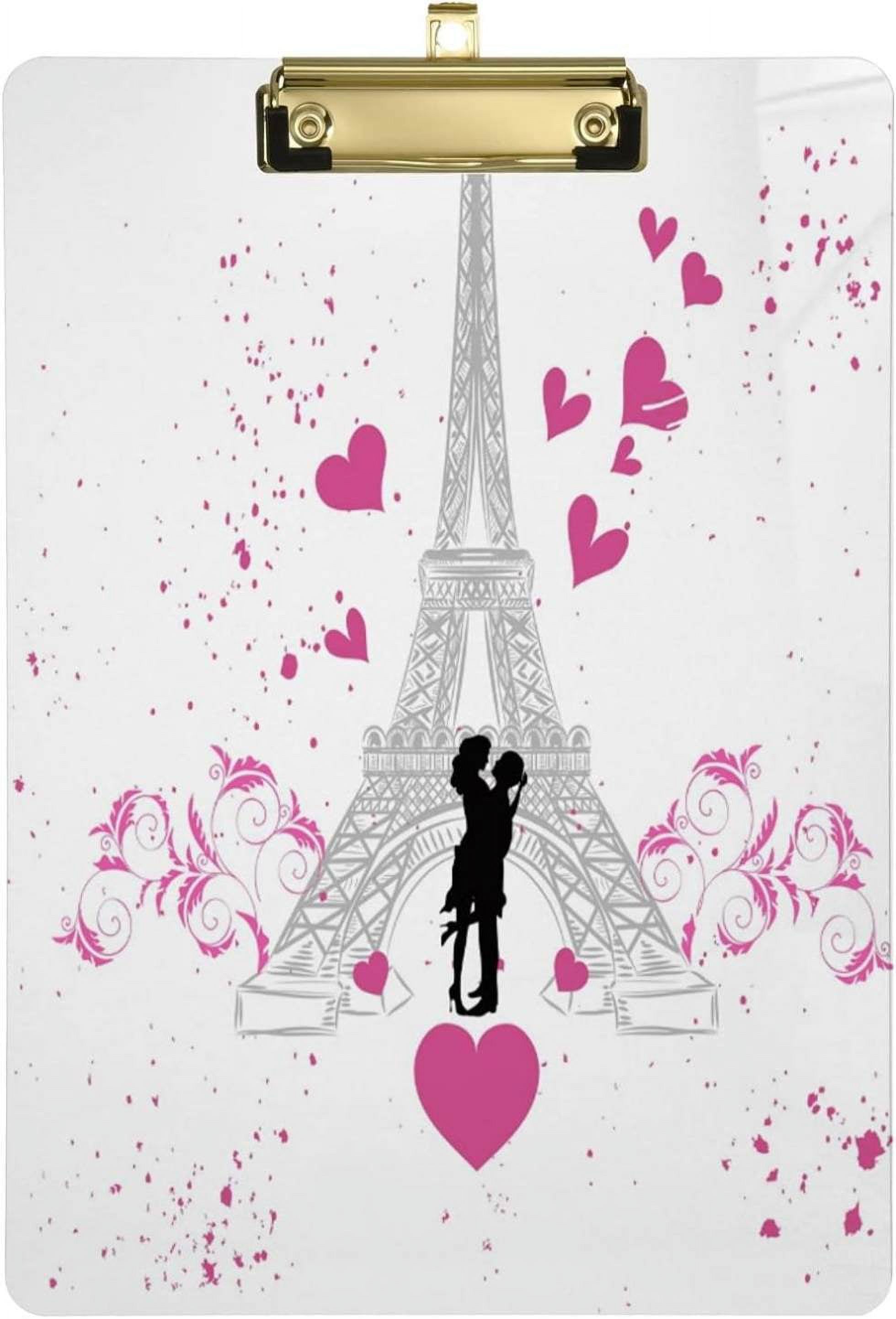 Coolnut Valentine's Beautiful Paris Eiffel Tower Couple Love Heart 12.5 ...