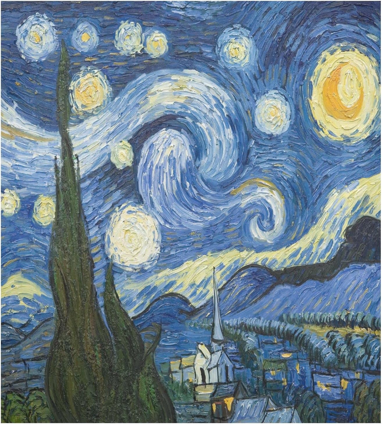 Coolnut Van Gogh The Starry Night Art Dishwasher Magnet Sticker ...