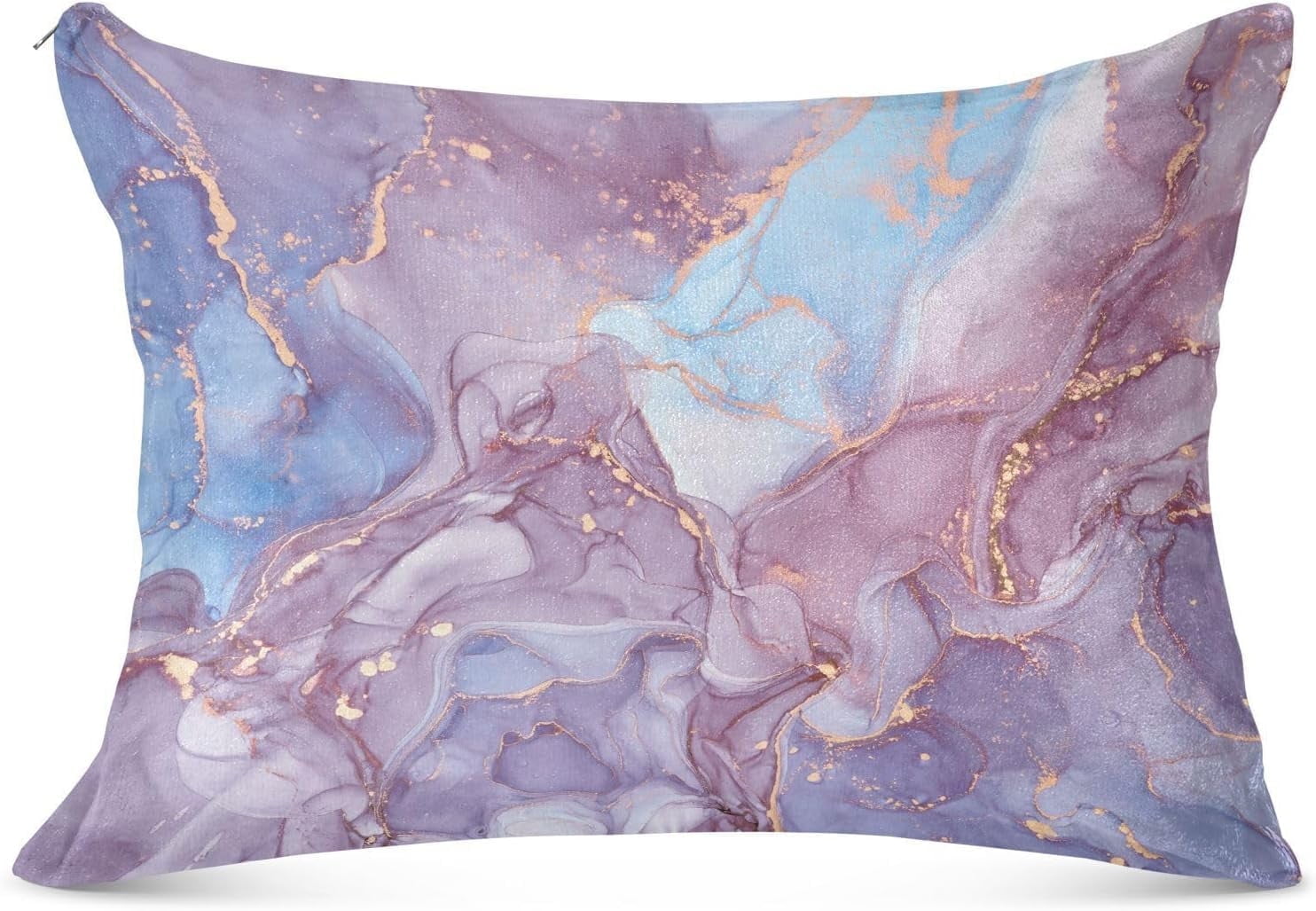 Coolnut Velvet Body Pillow Cover with Zipper 21x54 in Soft Velvet Body ...