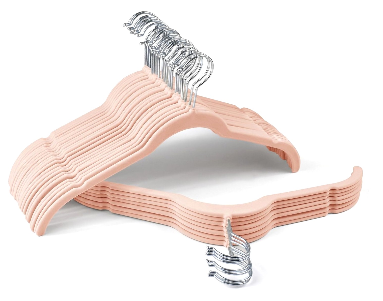 Coolnut Velvet Shirt Hangers 30 Pack, 360° -Saving Felt Hanger, Slim ...