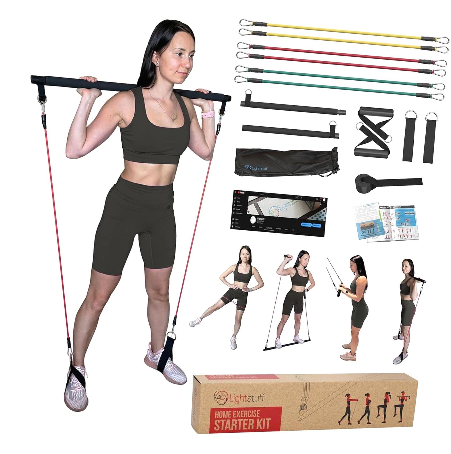Coolnut Versatile Pilates Kit with Resistance Loops - Lightweight, Easy ...