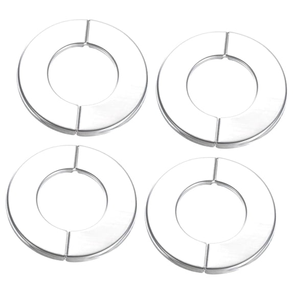 Coolnut Wall Split Flange, Set of 4, 304 Steel Round Escutcheon Plates ...