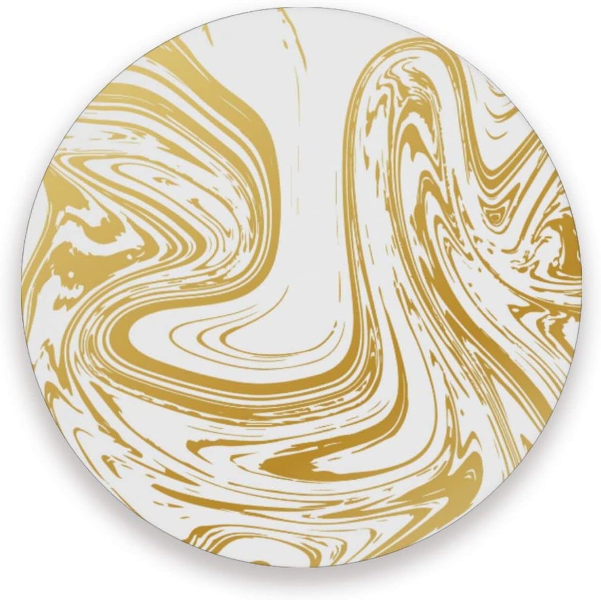 Coolnut White Marble Texture Coasters for Drinks Set of 2, Absorbent ...