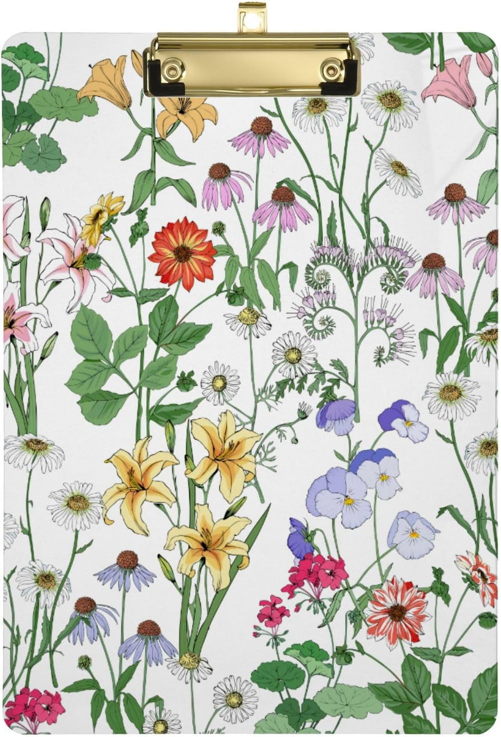 Coolnut Wildflowers Clipboard A4 Standard Size Decorative Clipboard ...