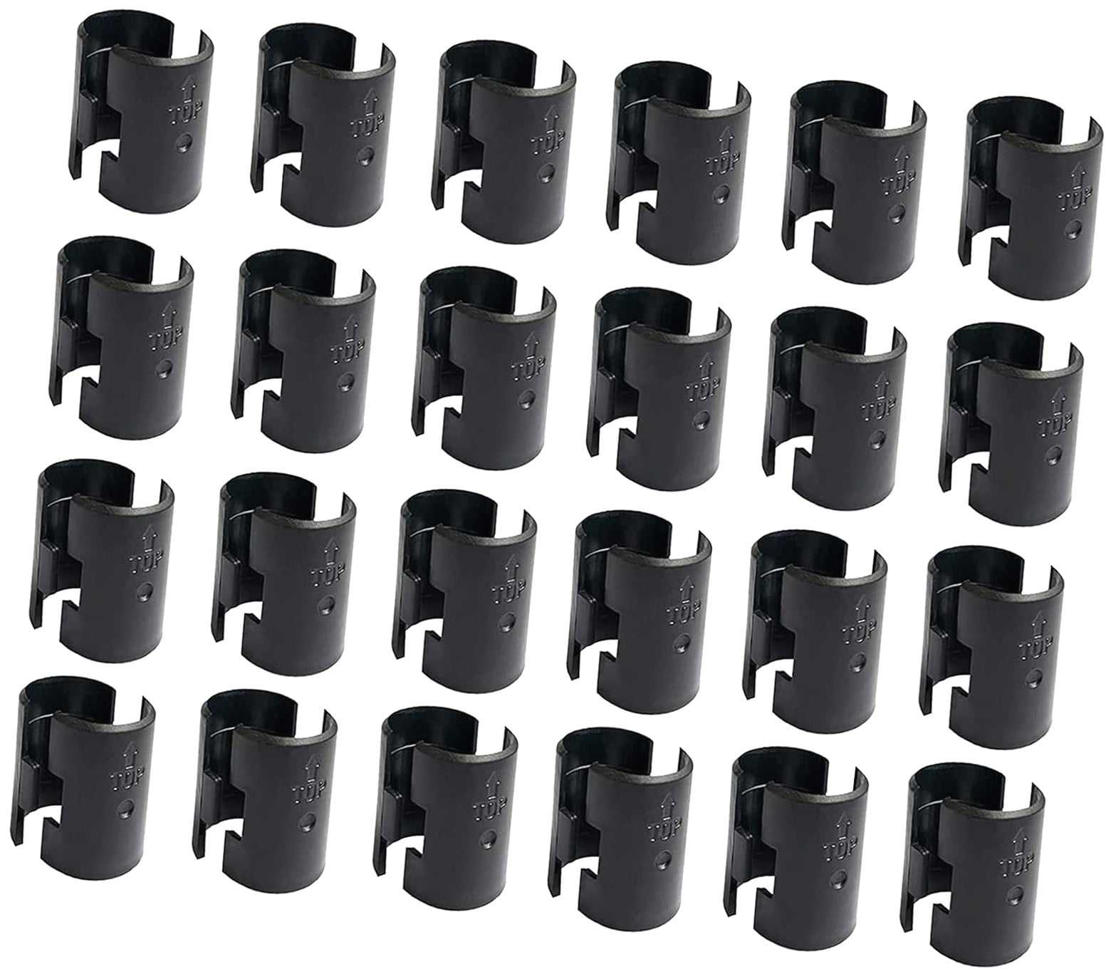 Coolnut Wire Clips Shelving Sleeves 48 Pack Lock Clips for 1" Post ...
