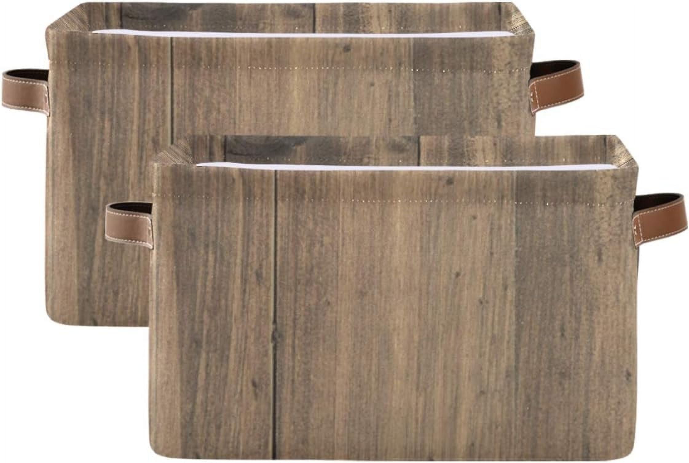 Coolnut Wood Wall-B Storage Cube Boxes for Nursery Toys, Fabric Storage ...