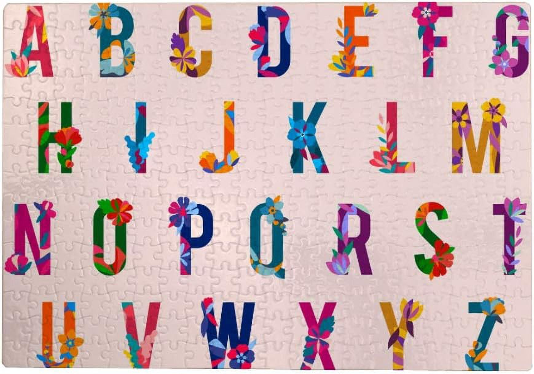 Coolnut Wooden Jigsaw Puzzles 300/500/1000 Pieces Colorful Alphabet ...