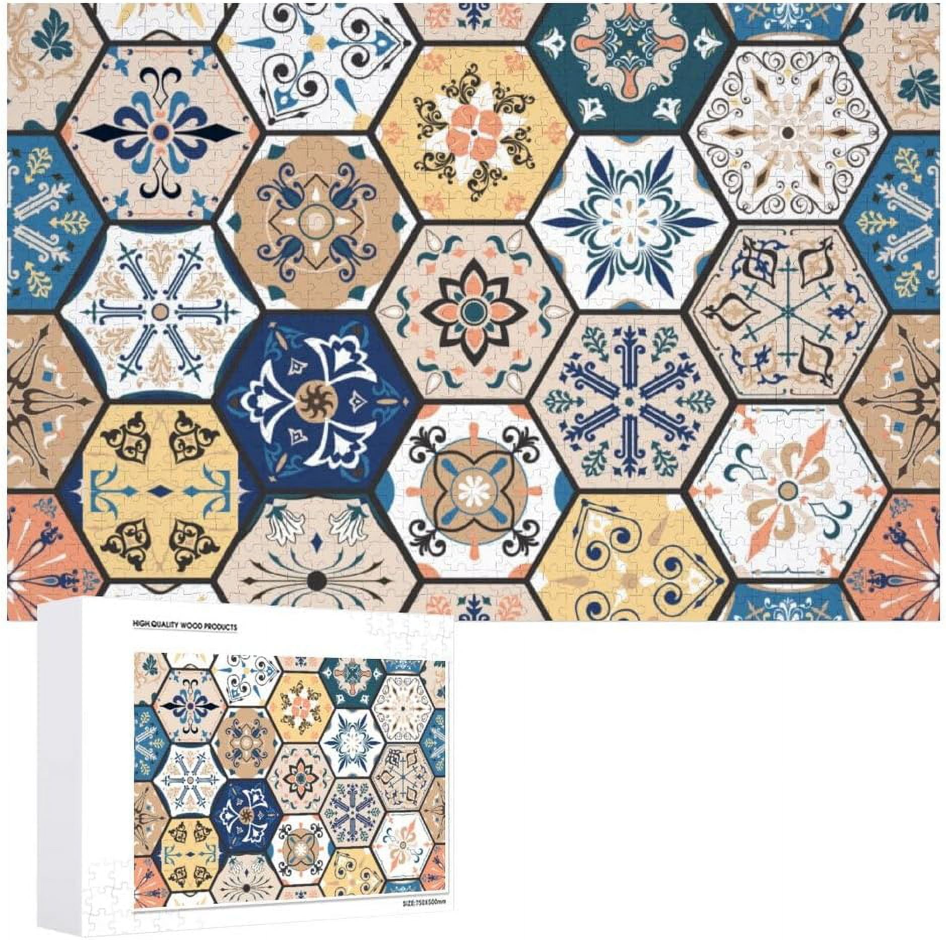 Coolnut Wooden Jigsaw Puzzles 500 Pieces, 20.5" x 14.9", 20.5" x 14.9 ...