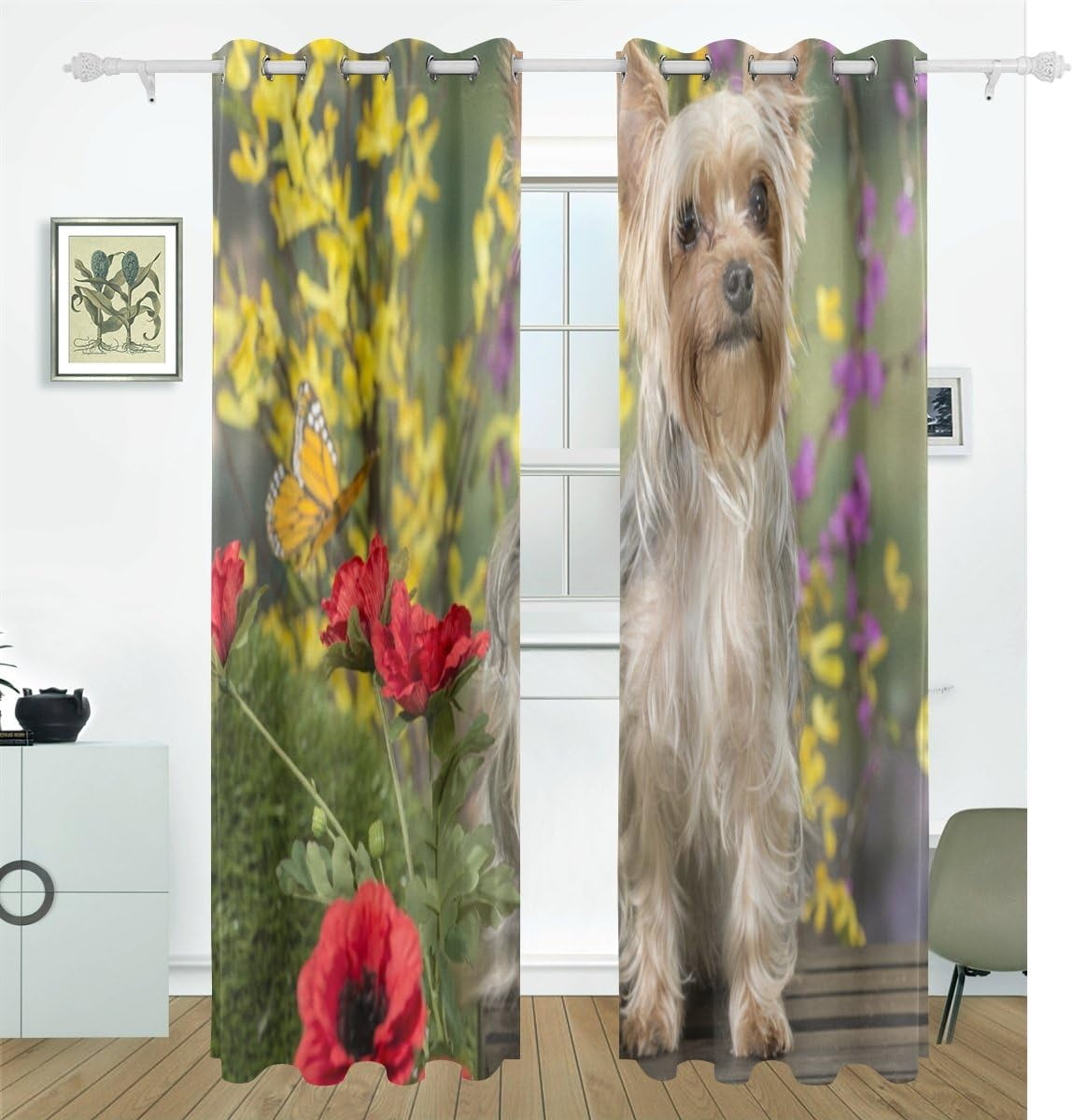 Coolnut Yorkshire Terrier Yorkie Dog Thermal Insulated Blackout Grommet ...