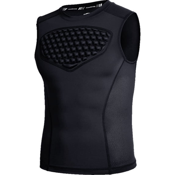 Coolomg Adult Baseball Chest Protector Mens Padded Shirt Heart Guard ...