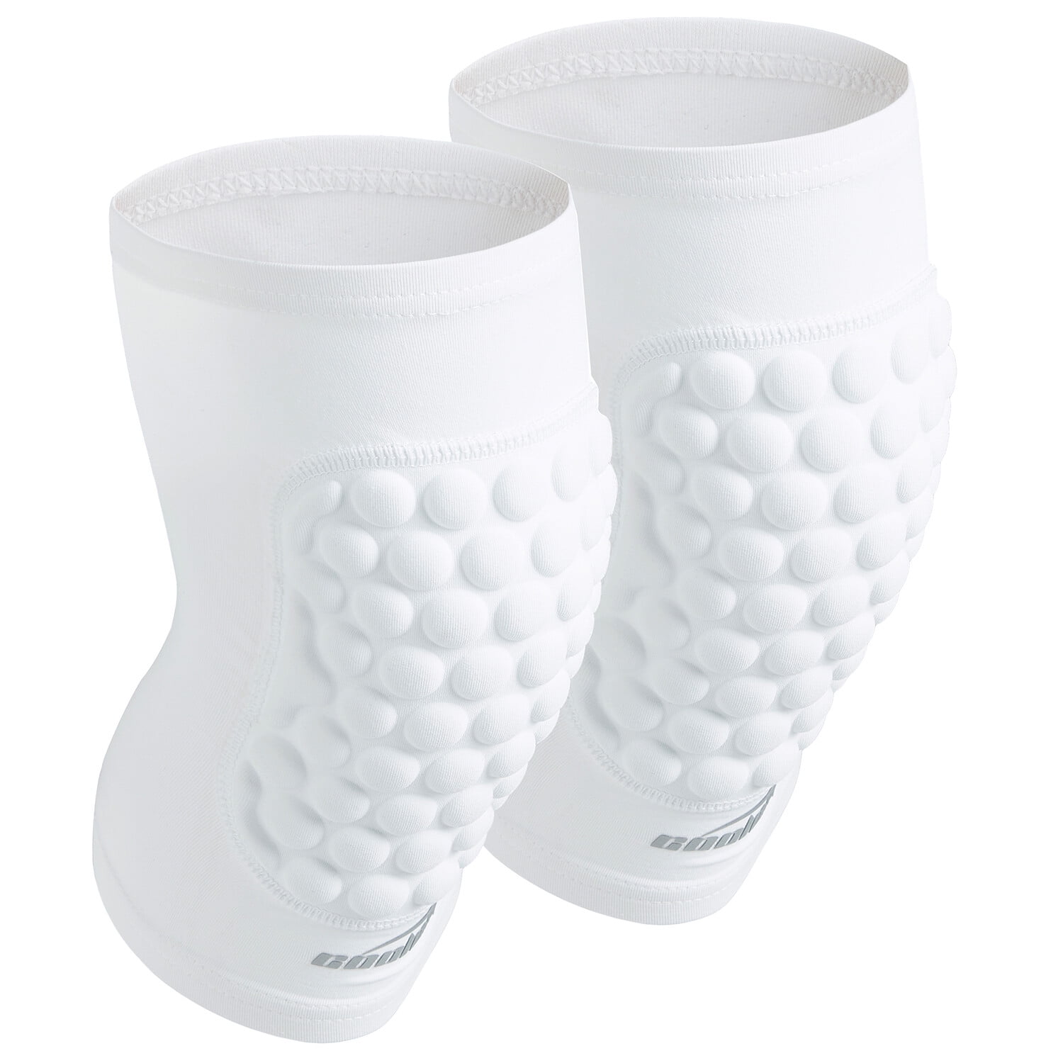 Coolomg Anti Slip Sport Knee Pads, Polyester Spandex White - Walmart.com