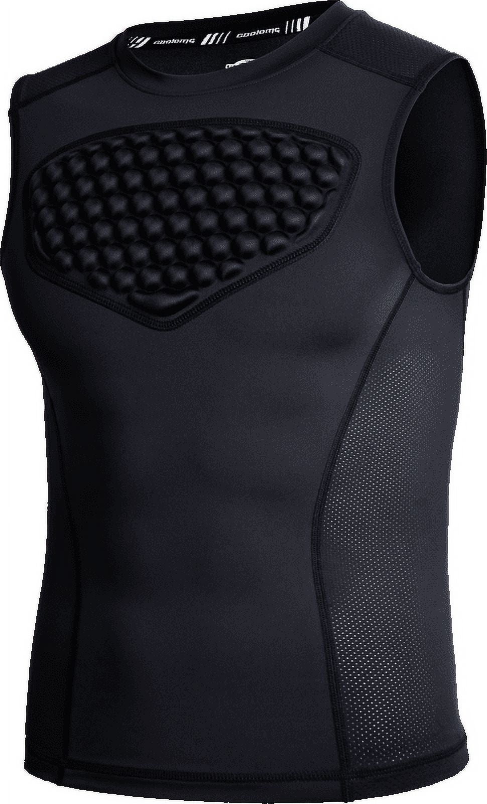 Coolomg Youth Baseball Chest Protector Padded Shirt Heart Guard Sternum ...