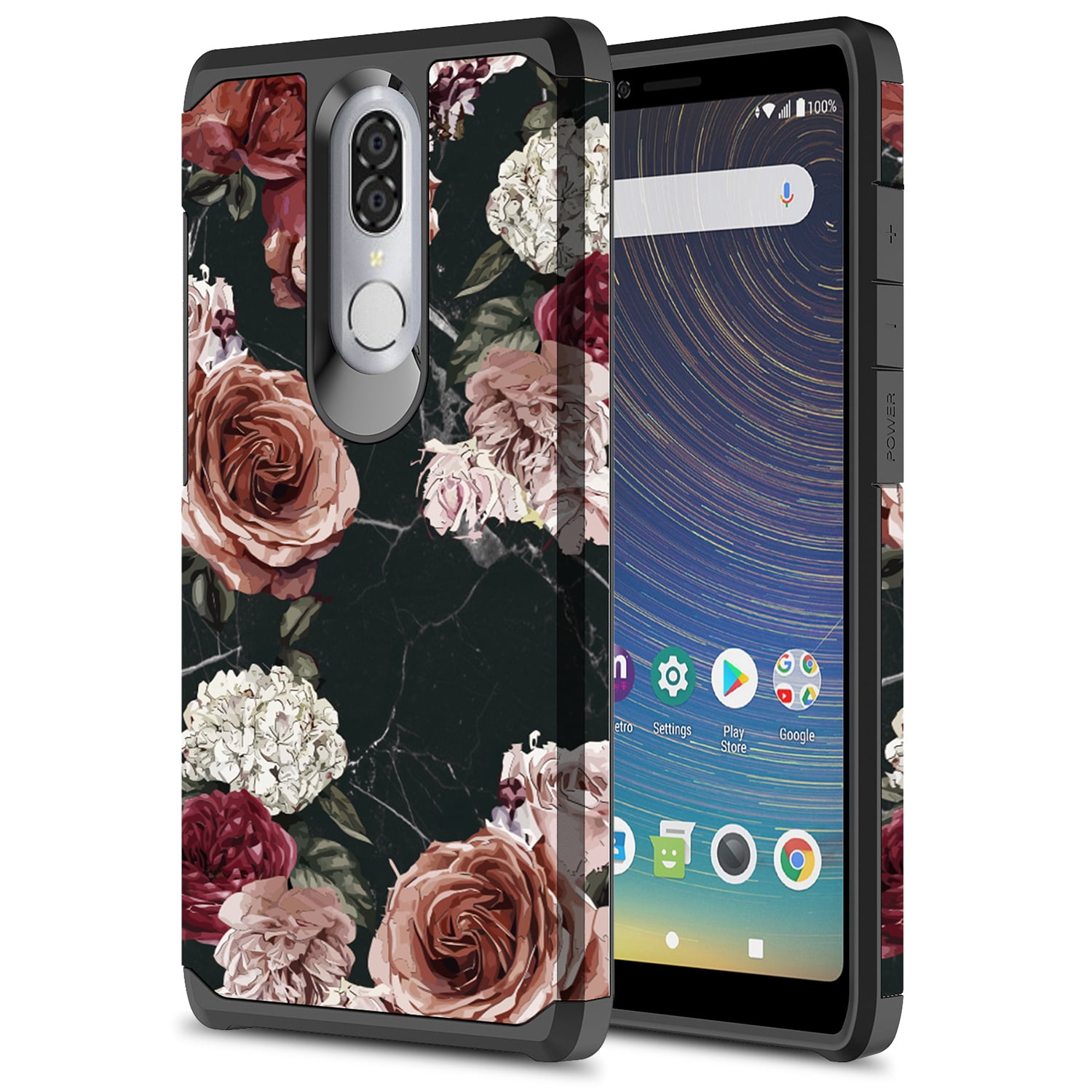 Coolpad Legacy Case, Rosebono Slim Hybrid Shockproof Hard Cover Graphic ...