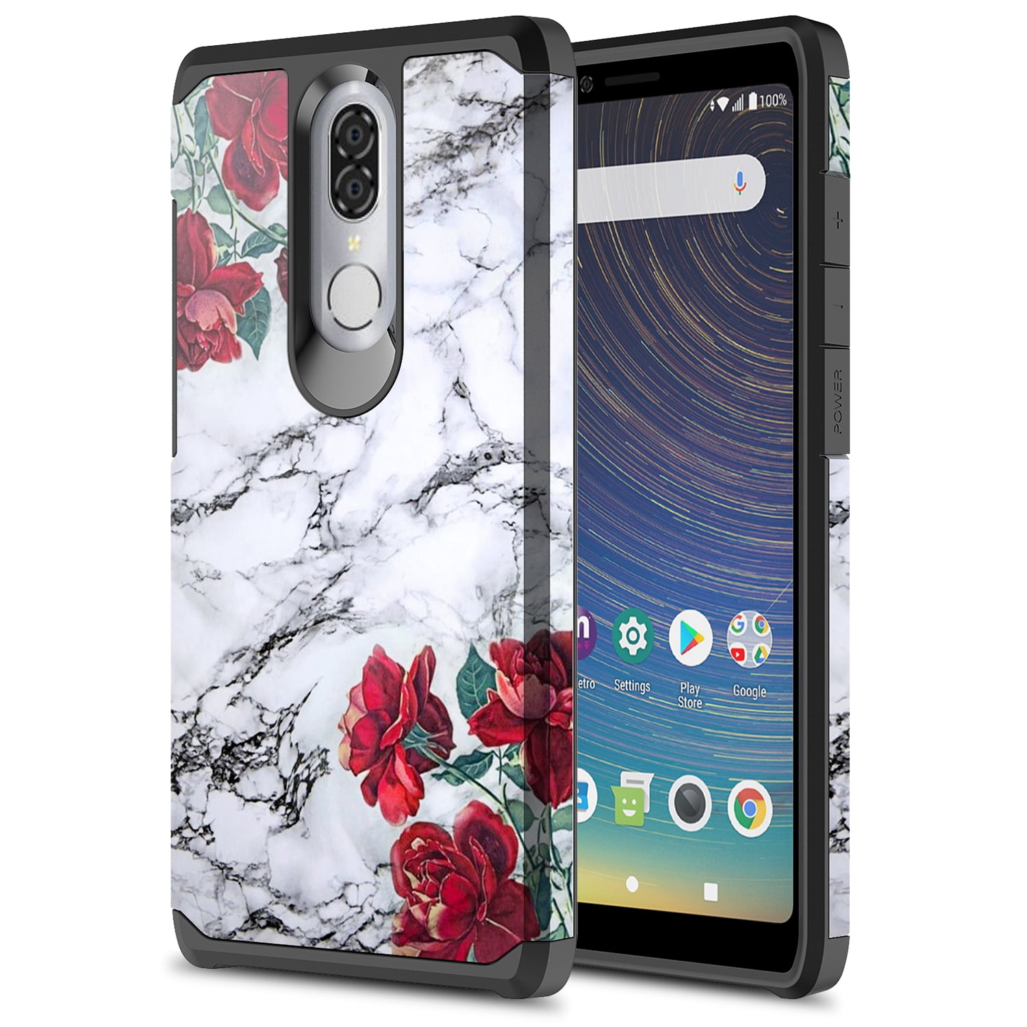 Coolpad Legacy Case, Rosebono Slim Hybrid Shockproof Hard Cover Graphic ...