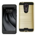 Coolpad Revvl Plus Hybrid Metal Brushed Texture Case In Gold - Walmart.com