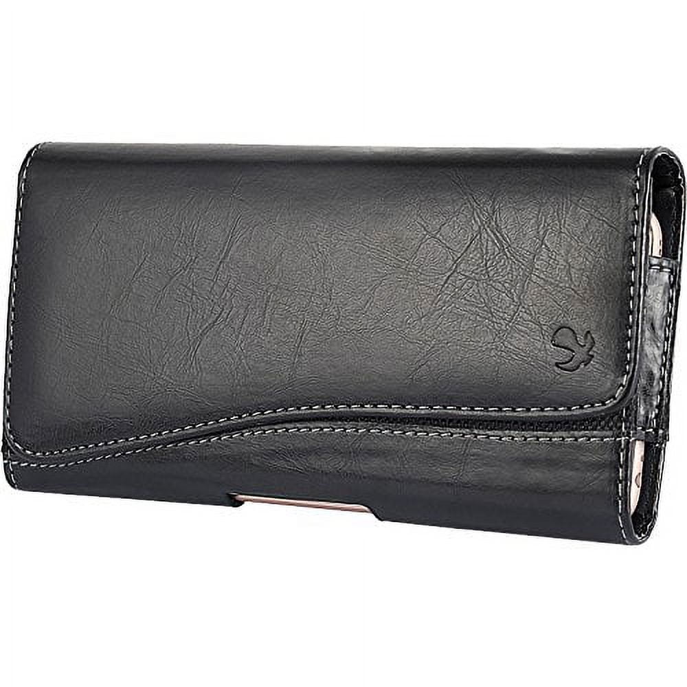 Coolpad Rogue ~ EXTRA LARGE Horizontal Leather Pouch Carrying Case ...