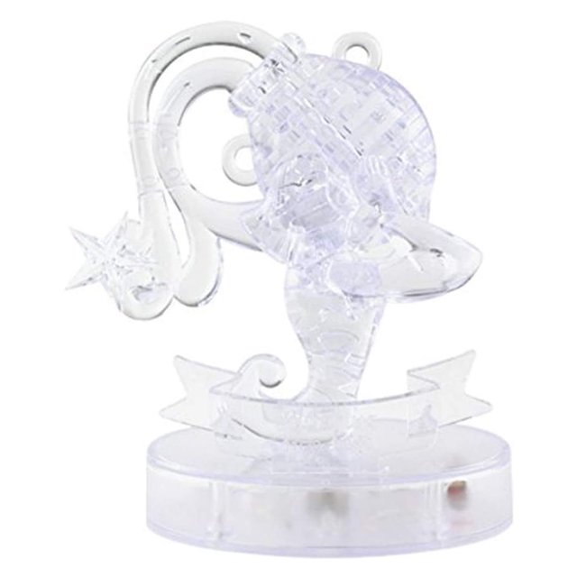 Coolplay 3D Crystal Puzzle with Light-Up Base 12 Constellation Series ...