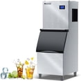Coolski Ice Maker Machine, 300LBS/24H, 22'' Air Cooled Ice Cube Machine ...