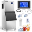 Summit BIM44G Built-In 50 lb. Clear Icemaker with Auto Defrost and ...