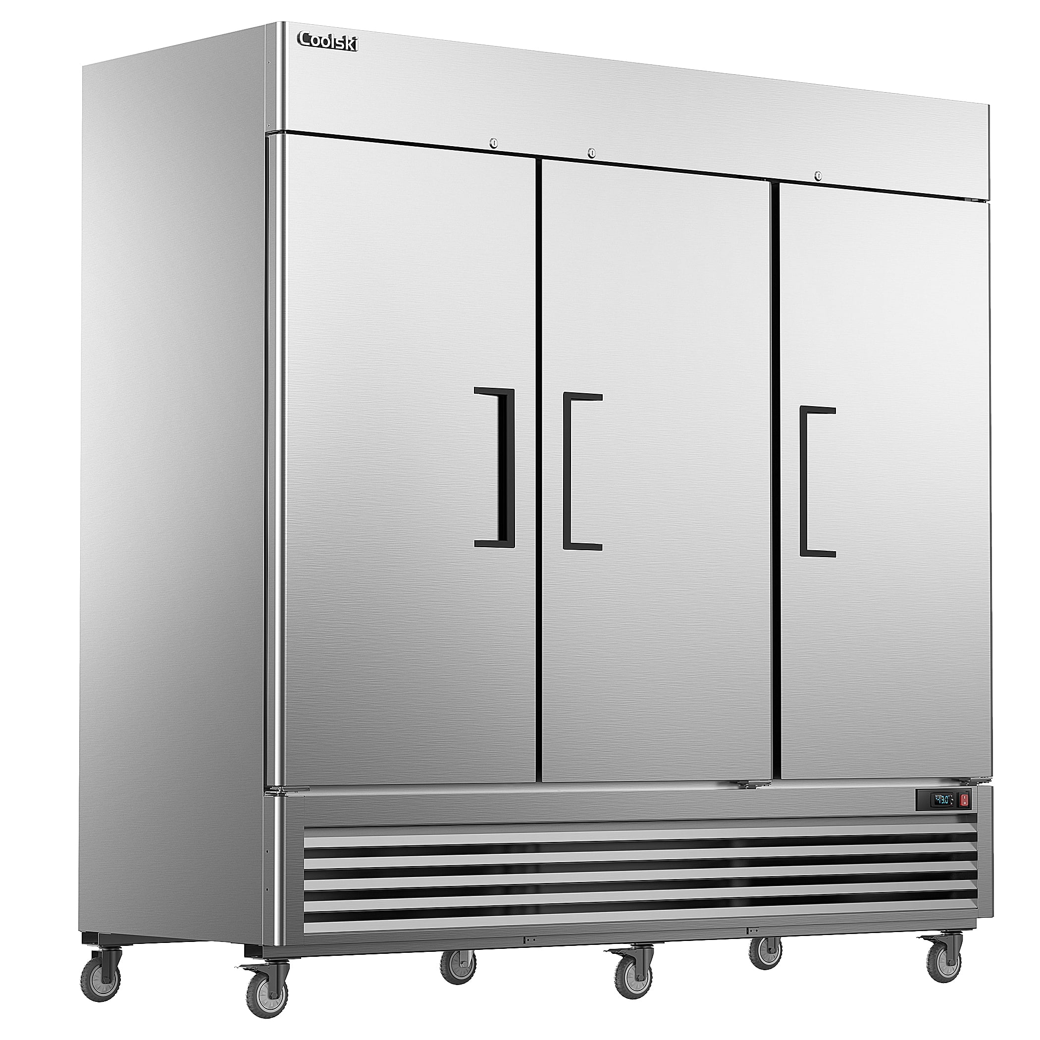 Coolski 82 Inch Commercial Freezer 3 Doors, Reach-In Upright Freezer ...