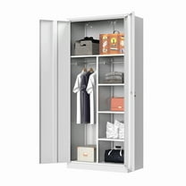 Acme Cargo Wardrobe Armoire with 1 Door in Gunmetal - Walmart.com