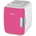 Cooluli Electric 4-Liter Portable Cooler/Warmer Mini Fridge Fuchsia ...