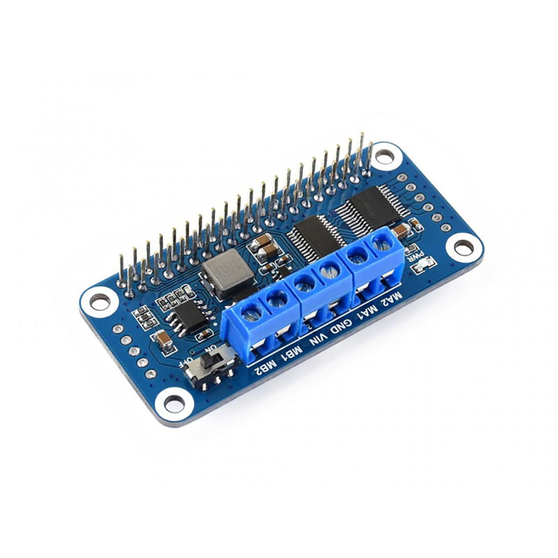 Coolwell Raspberry Pi Motor KEF16 Driver HAT Onboard Driver TB6612FNG I2C Interface for ...