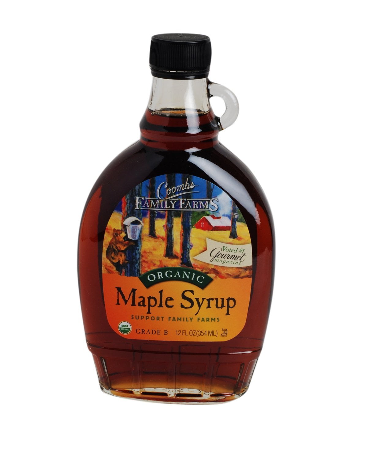 Coombs Family Farms Maple BDF32 Syrup, Organic Grade A, Dark Color ...
